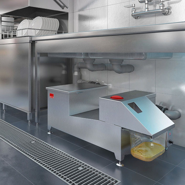 Vetafscheiders voor grootkeukens en voedingsindustrie