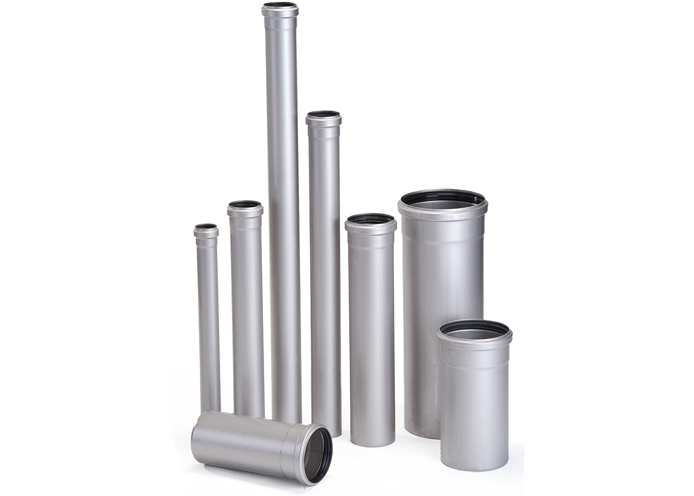 Afvoerbuizen uit inox (RVS) voor afvoer van afvalwater en regenwater