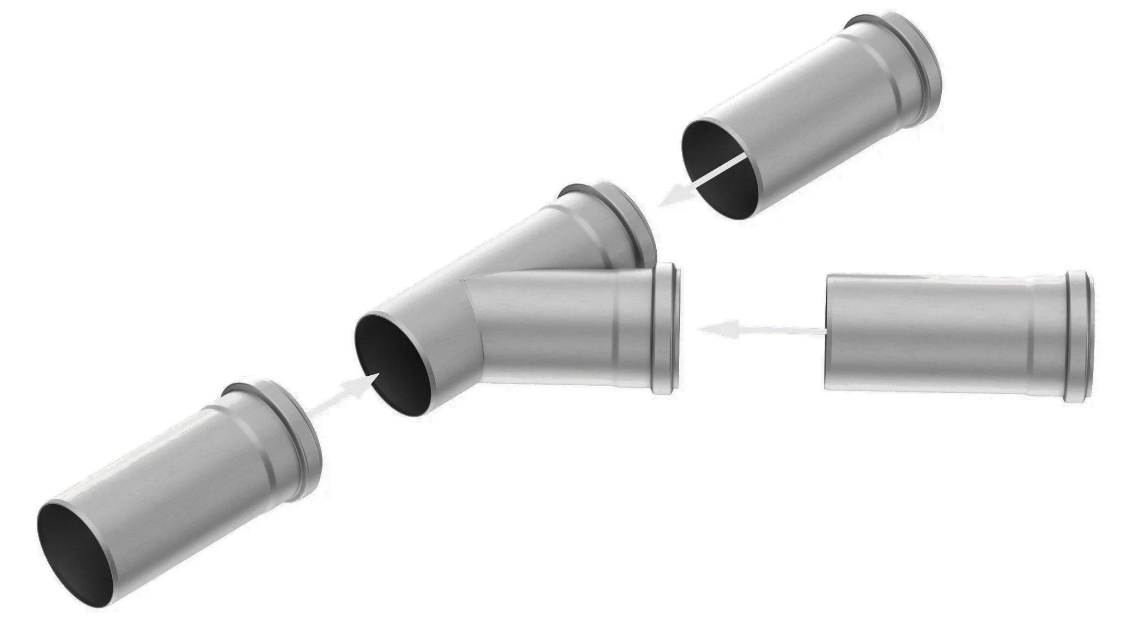 Buizen uit inox (RVS) voor afvoer van afvalwater en regenwater