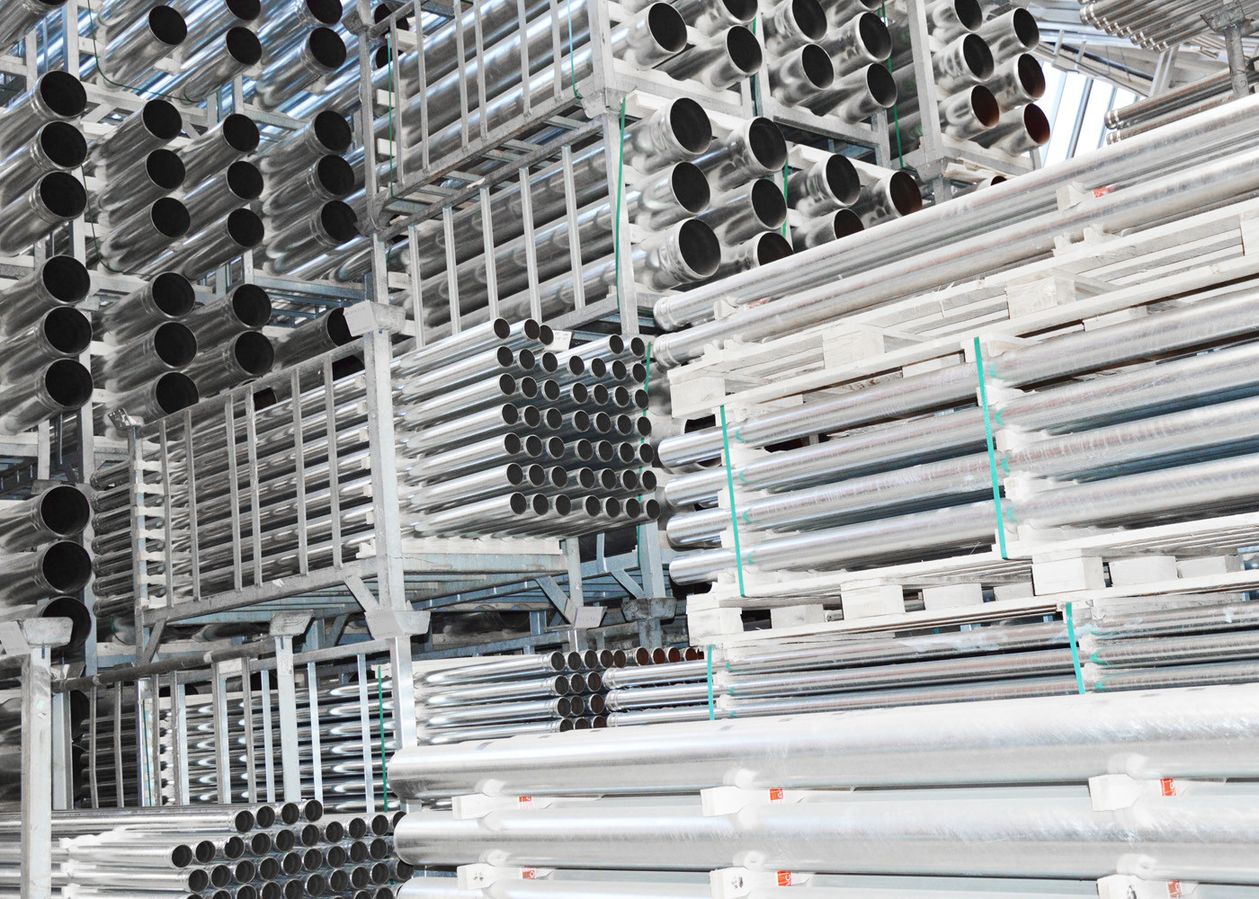 Tuyaux en inox pour l'évacuation des eaux usées et des eaux de pluie