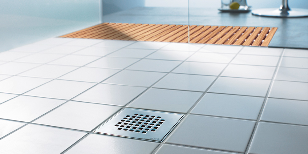 Afwatering voor zwembaden, inloopdouches en sanitaire ruimtes