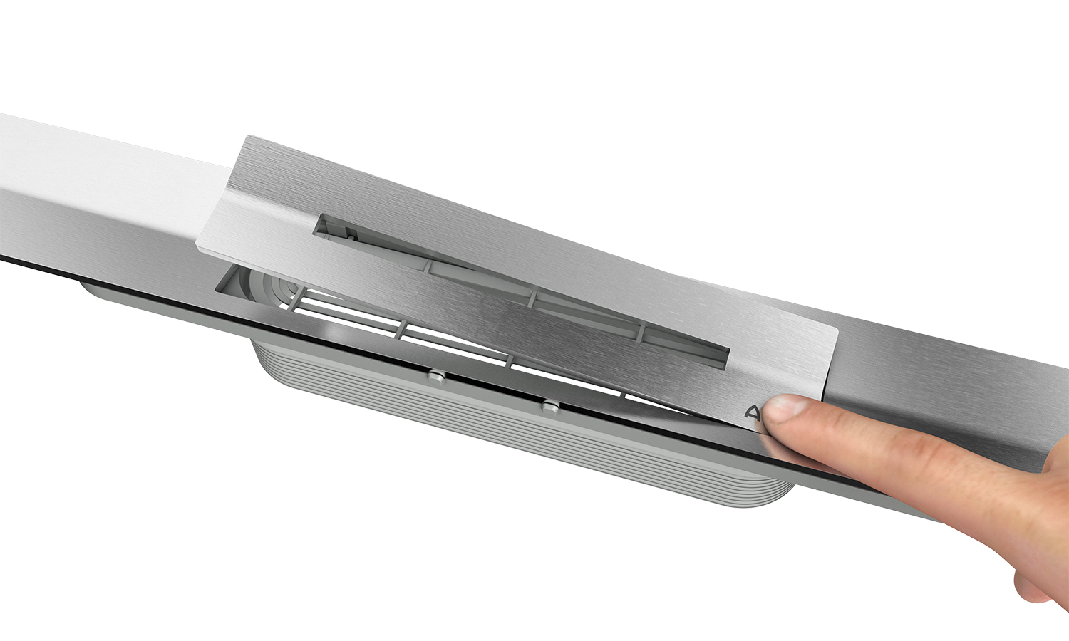 ShowerDrain S+, caniveau de douche raffiné pour la douche de plain-pied